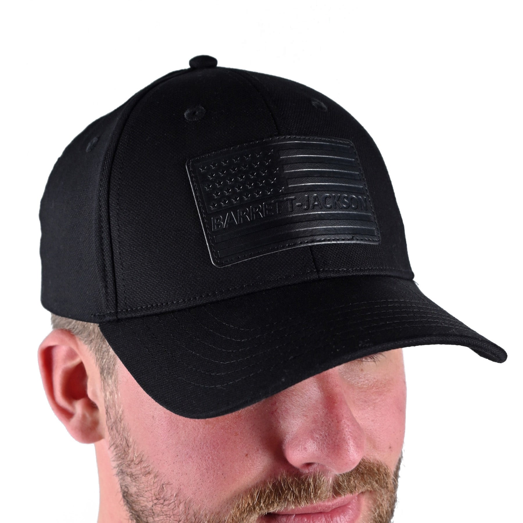 Men's Black Flag Hat | Barrett-Jackson
