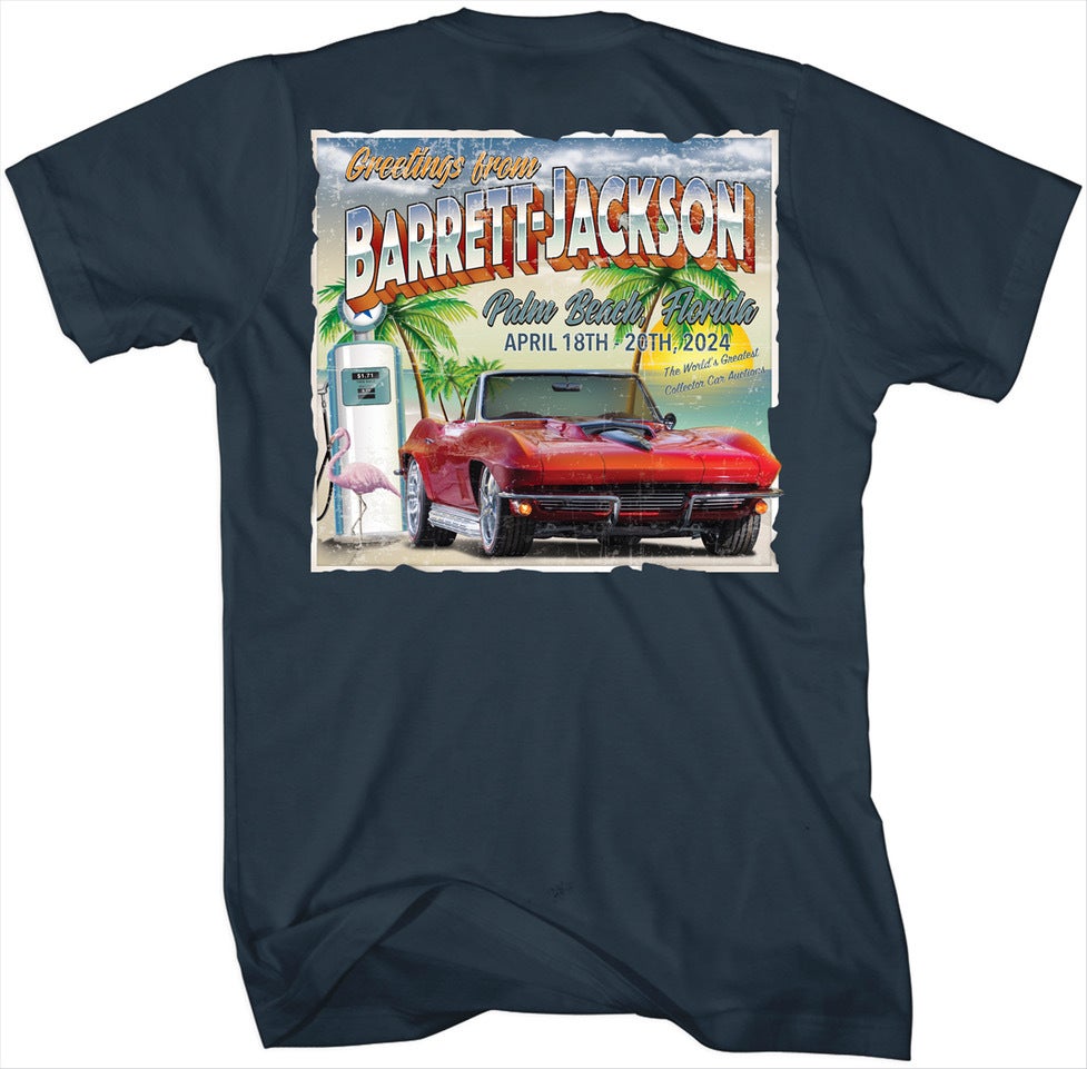 Men's Postcard Event Tee | Barrett-Jackson