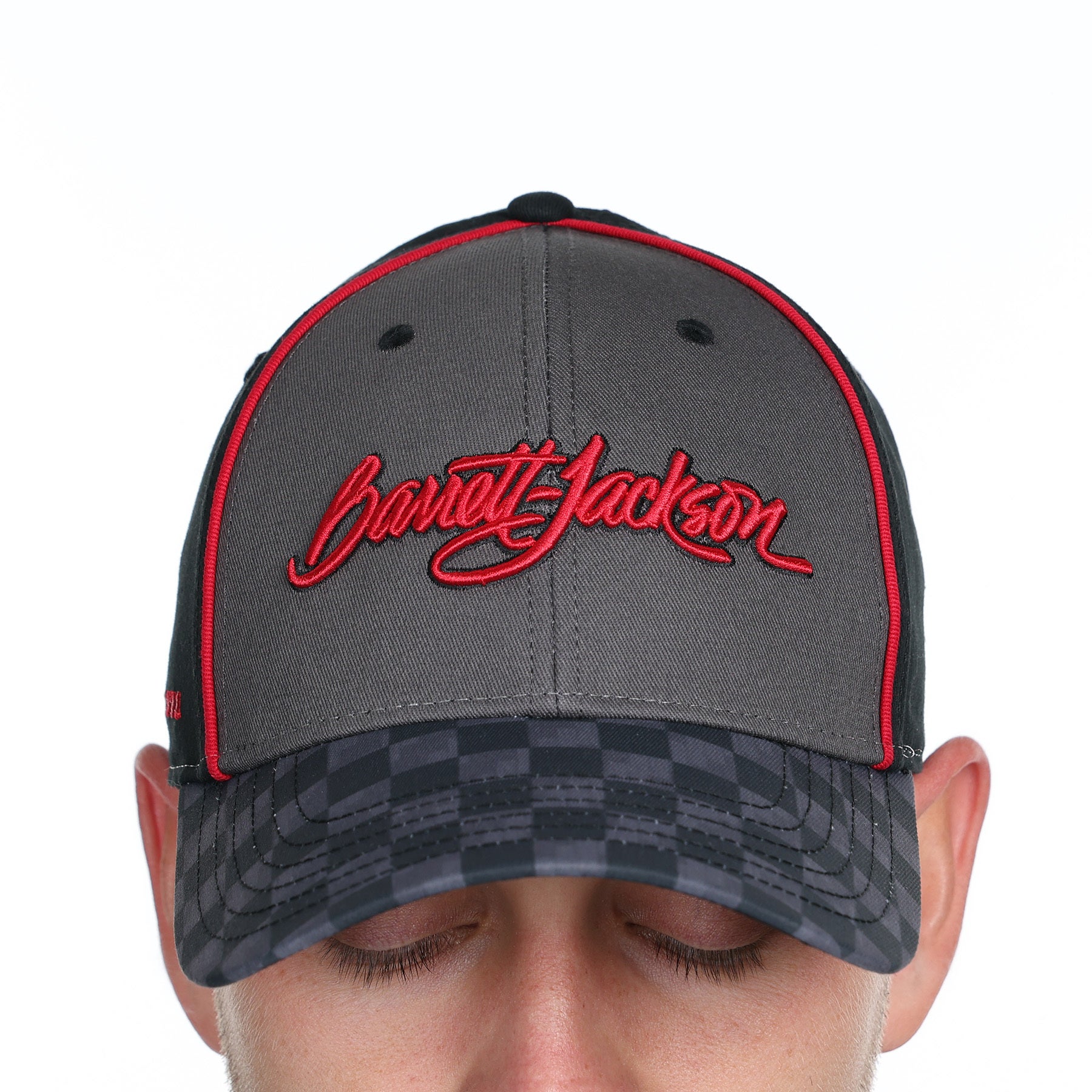 Men’s Checkered Hat | Barrett-Jackson
